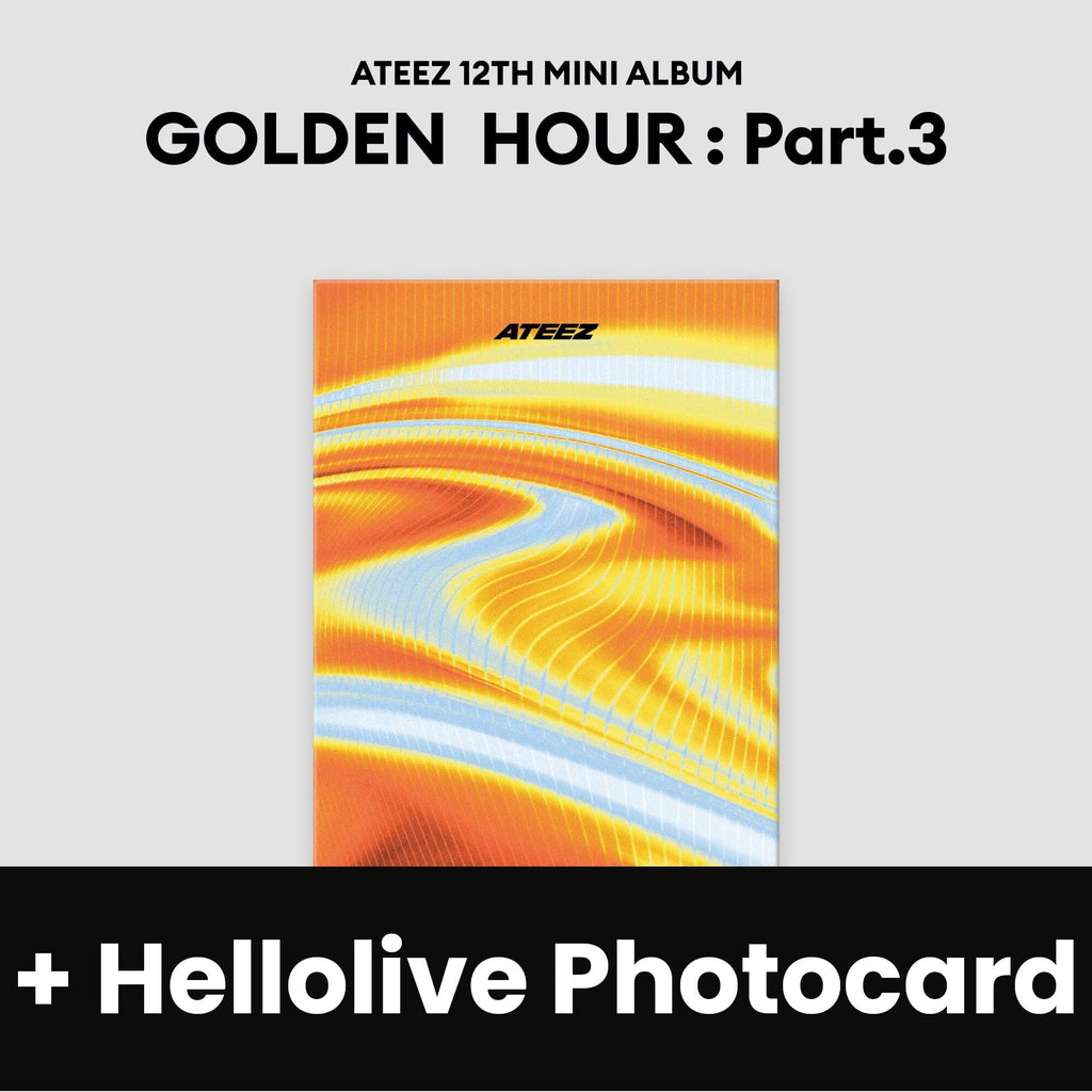 ATEEZ - GOLDEN HOUR : PART.3 (POCA ALBUM VER.) + Hellolive Photocard