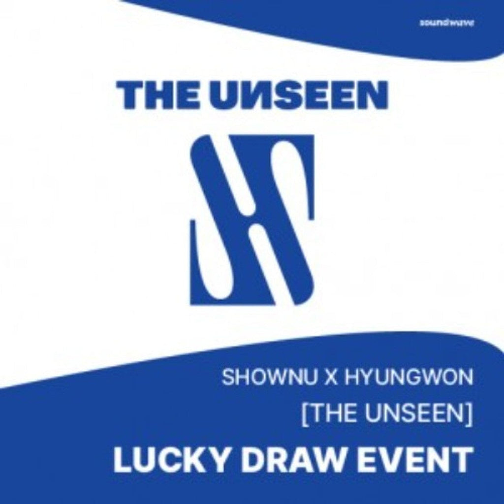 SHOWNU X HYUNGWON - THE UNSEEN (1ST MINI ALBUM) SOUNDWAVE LUCKY DRAW